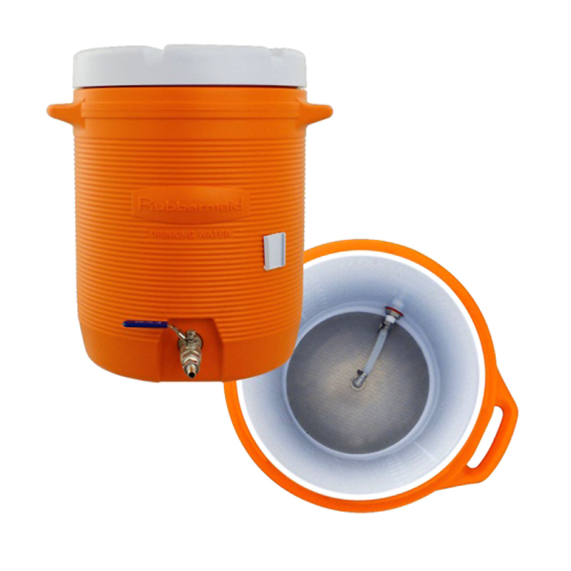 $139 Homebrewing Cooler Mash Tun with Stainless Steel False Bottom ...
