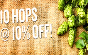Save 10% On Hops at MoreBeer | Homebrewing Deal