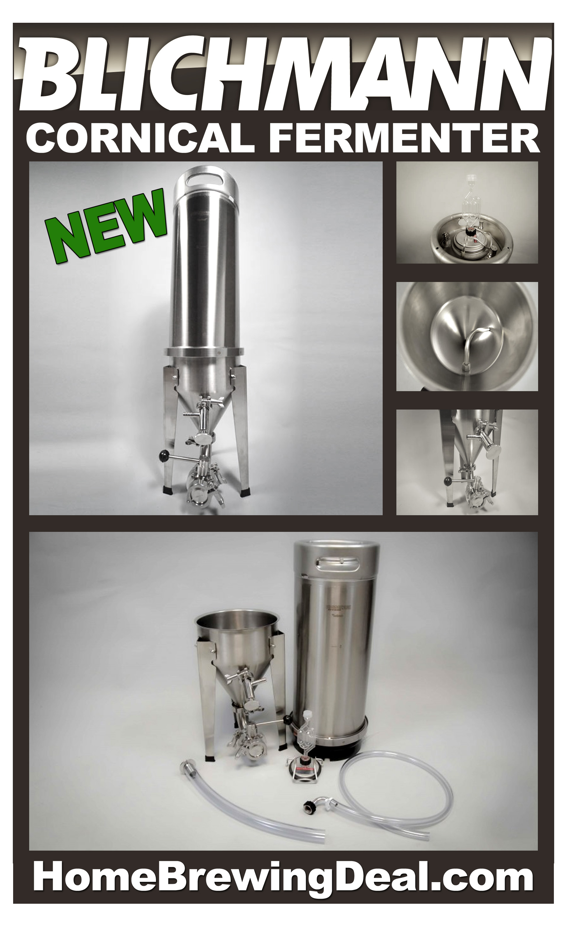 New Home Brewing Product – Blichmann Cornical Fermenter | Homebrewing Deal