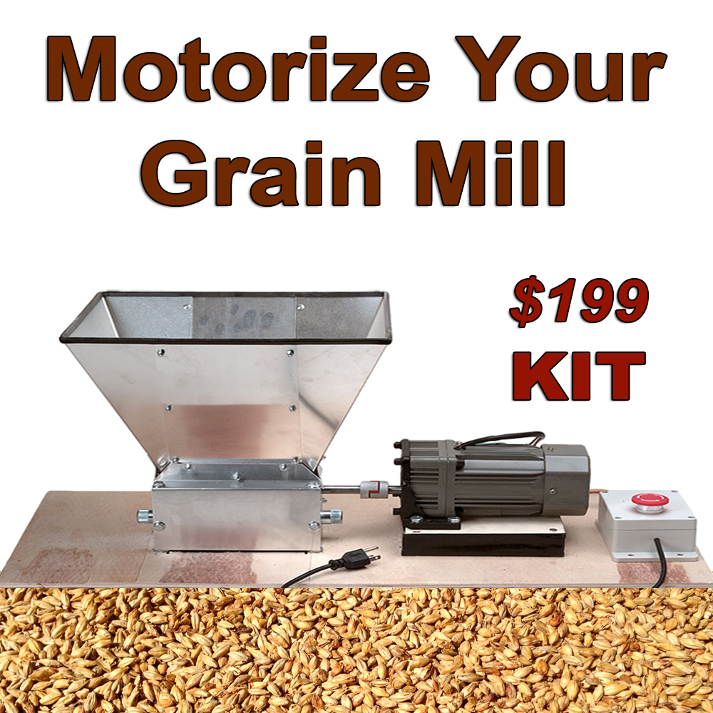 William’s Home Brewing Grain Mill Motorizing Kit! | Homebrewing Deal