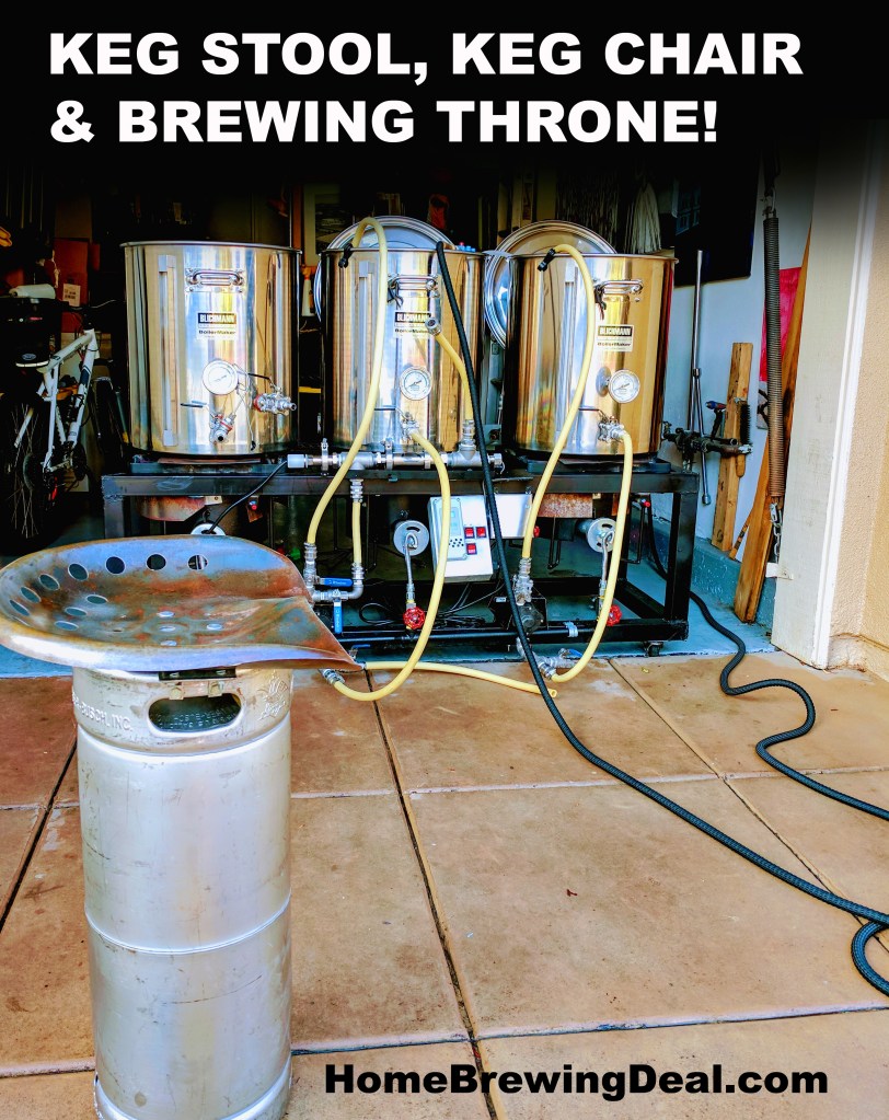 Home Brewing Keg Stool, Keg Chair or Beer Brewing Throne! | Homebrewing ...