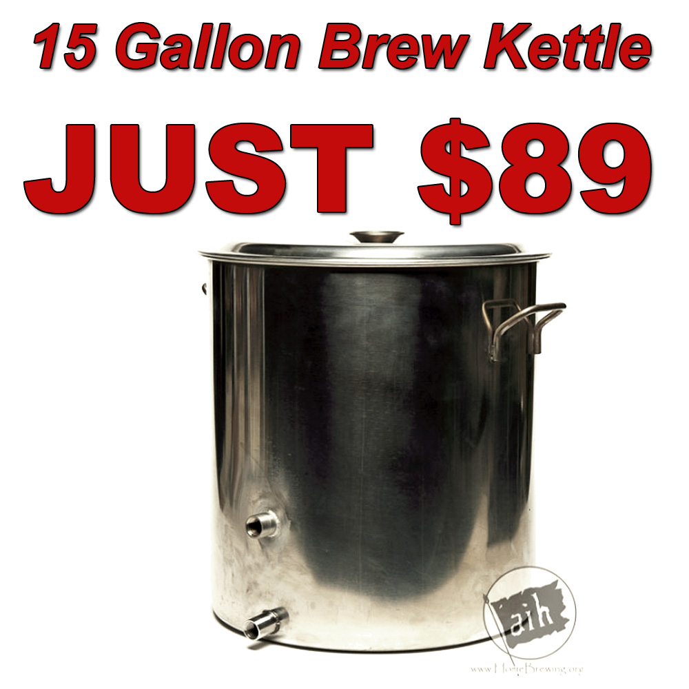 Get a NEW 2 Port, 15 Gallon Stainless Steel Brew Kettle for Just $89 ...