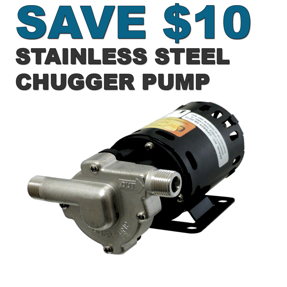 Save $10 On A New Stainless Steel Home Brewing Pump | Homebrewing Deal