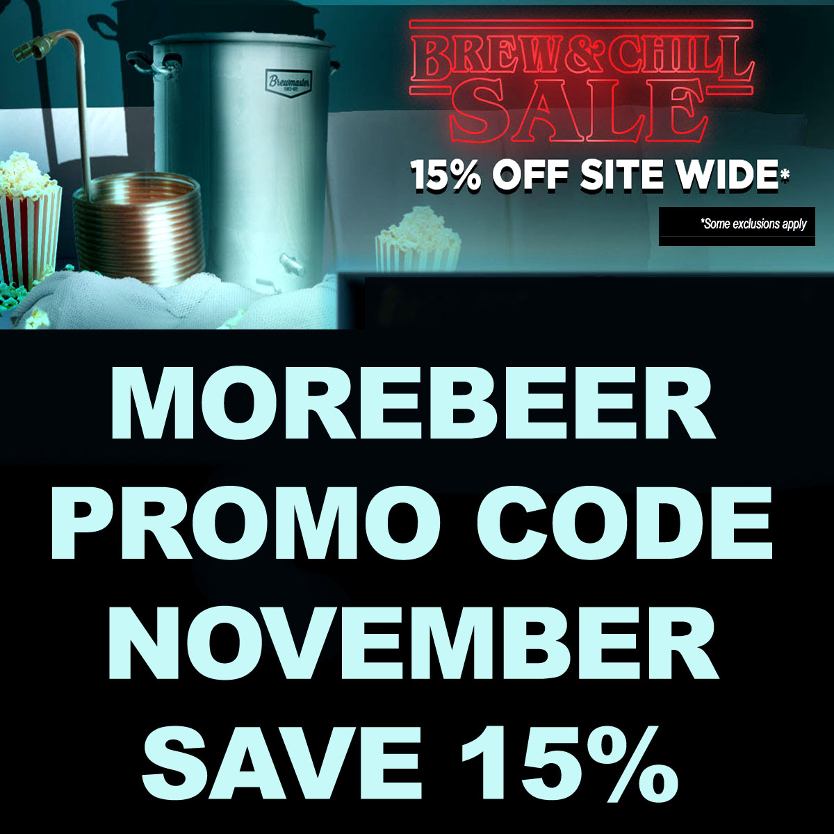 MoreBeer.com Promo Code for 15% Off | Homebrewing Deal